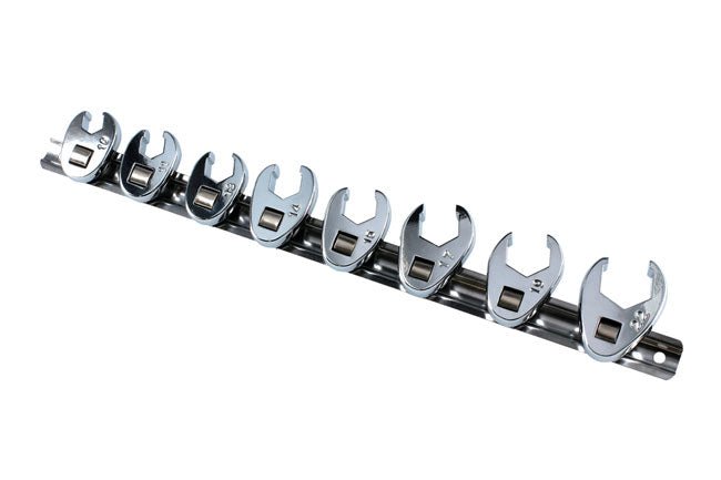 Laser Tools 2122 Crows Foot Wrench Set 3/8"D 8pc