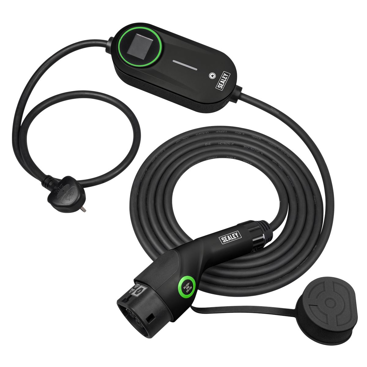 Sealey EVAC2 Adjustable (3.5kW) Type 2 to UK 3-Pin Plug Portable EV